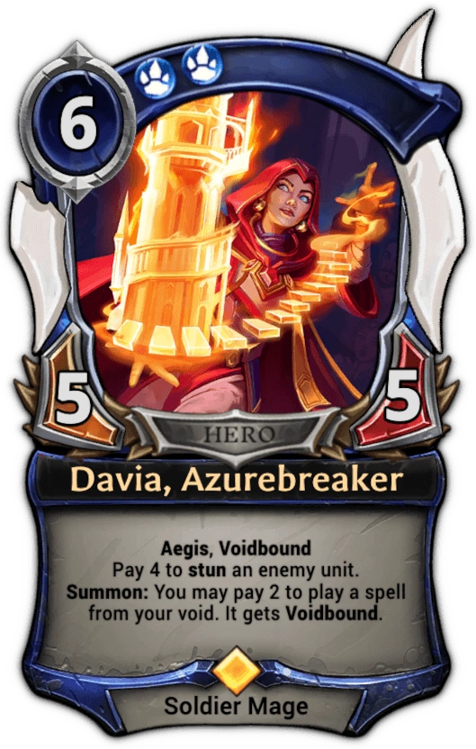 Davia, Azurebreaker | Eternal Card Game Wiki | Fandom