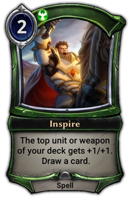 Inspire (card) | Eternal Card Game Wiki | Fandom