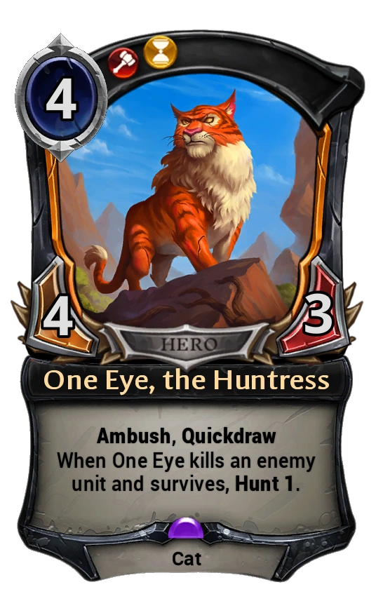 One Eye, the Huntress | Eternal Card Game Wiki | Fandom
