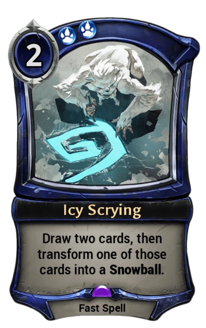 Icy Scrying | Eternal Card Game Wiki | Fandom