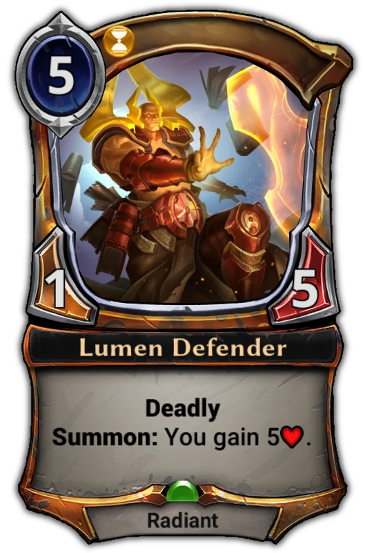 Lumen Defender | Eternal Card Game Wiki | Fandom