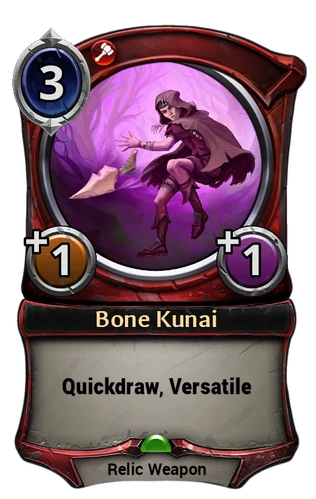 Bone Kunai | Eternal Card Game Wiki | Fandom