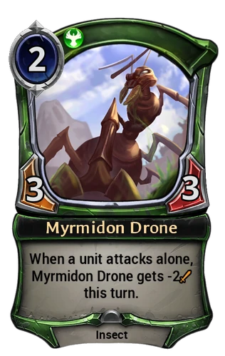 Myrmidon Drone | Eternal Card Game Wiki | Fandom