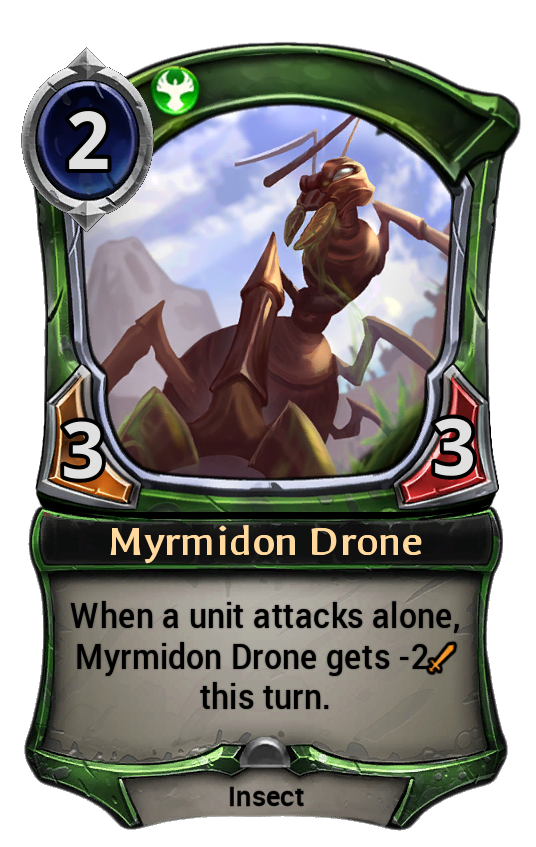 Myrmidon Drone Eternal Card Game Wiki Fandom