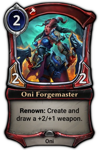 Oni Forgemaster | Eternal Card Game Wiki | Fandom