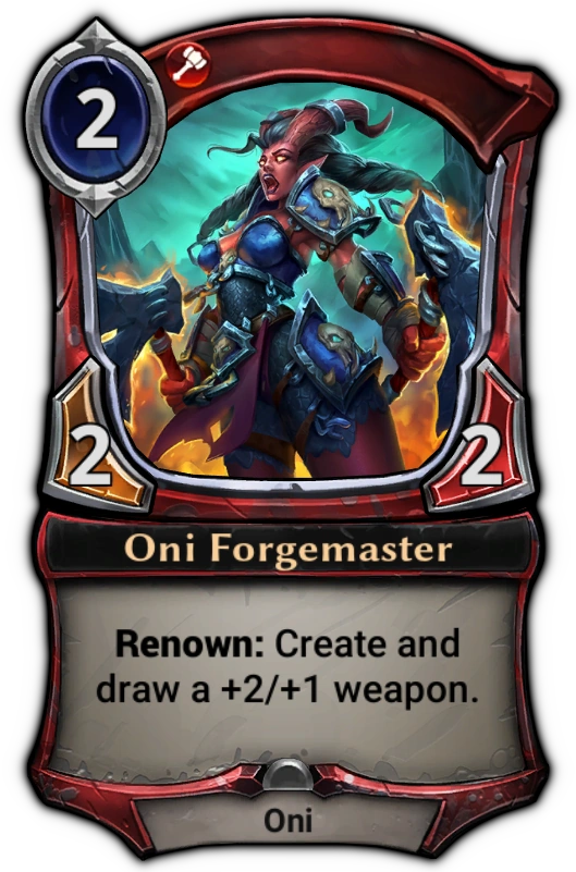 Oni Forgemaster | Eternal Card Game Wiki | Fandom