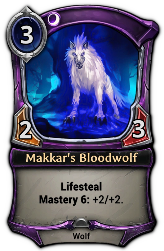 Makkar's Bloodwolf | Eternal Card Game Wiki | Fandom