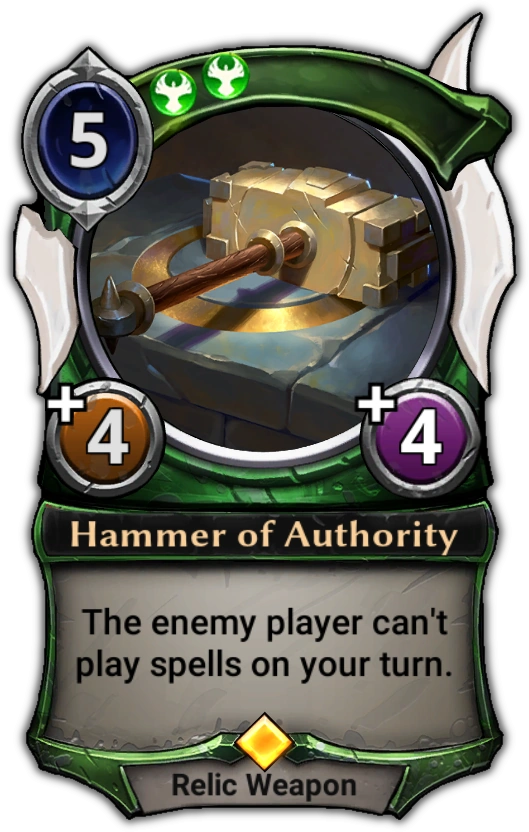 Hammer of Authority | Eternal Card Game Wiki | Fandom