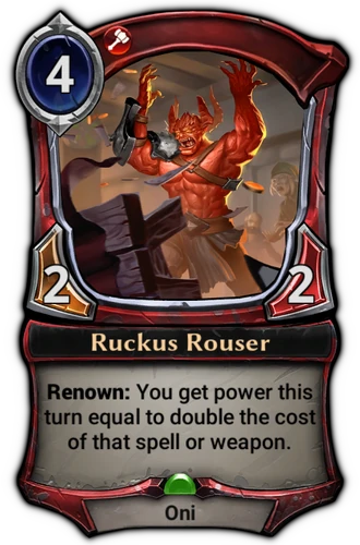 Ruckus Rouser | Eternal Card Game Wiki | Fandom