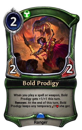 Bold Prodigy | Eternal Card Game Wiki | Fandom