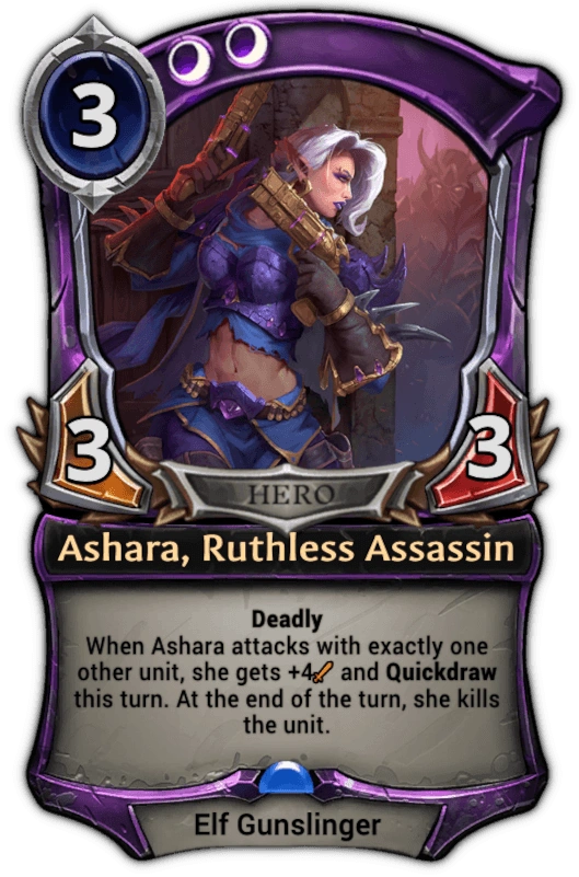 Ashara, Ruthless Assassin | Eternal Card Game Wiki | Fandom