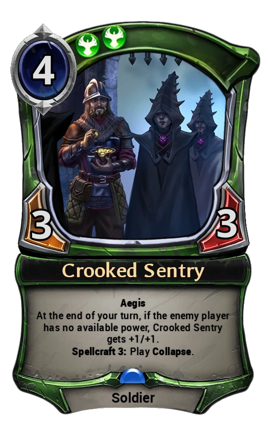 Crooked Sentry | Eternal Card Game Wiki | Fandom