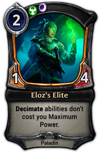 Eloz's Elite | Eternal Card Game Wiki | Fandom