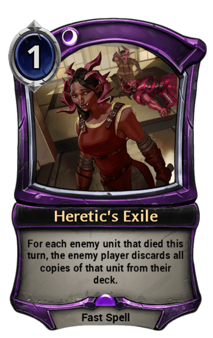 Heretic's Exile | Eternal Card Game Wiki | Fandom