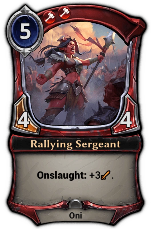 Rallying Sergeant | Eternal Card Game Wiki | Fandom