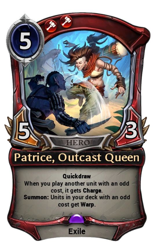 Patrice, Outcast Queen | Eternal Card Game Wiki | Fandom