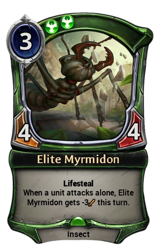 Elite Myrmidon | Eternal Card Game Wiki | Fandom