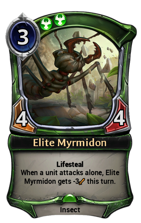 Elite Myrmidon Eternal Card Game Wiki Fandom