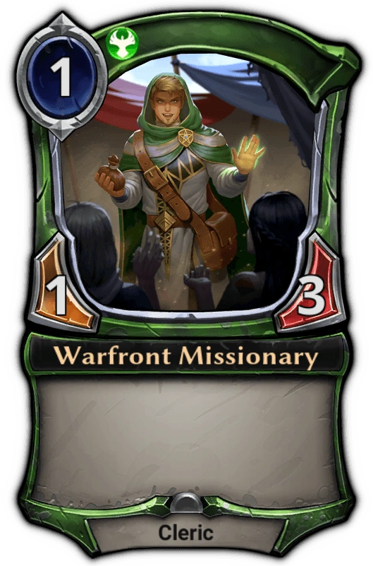 Warfront Missionary | Eternal Card Game Wiki | Fandom