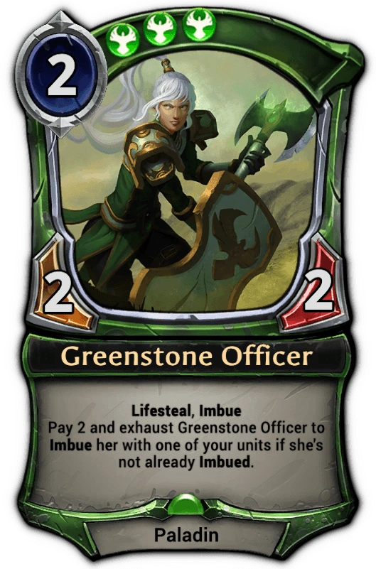 Greenstone Officer | Eternal Card Game Wiki | Fandom
