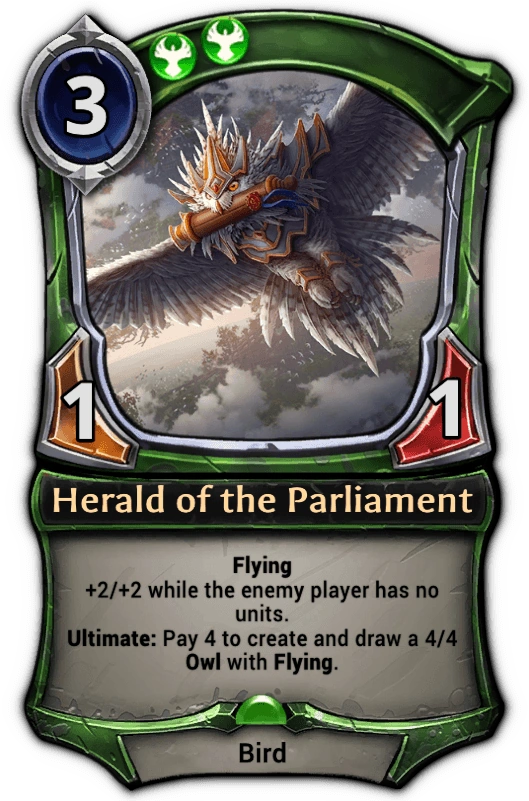 Herald of the Parliament | Eternal Card Game Wiki | Fandom