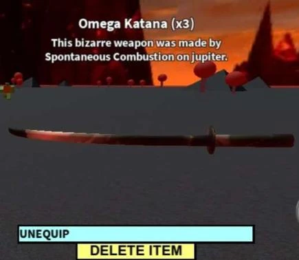 Omega Katana | Eternal Craftwars Wiki | Fandom