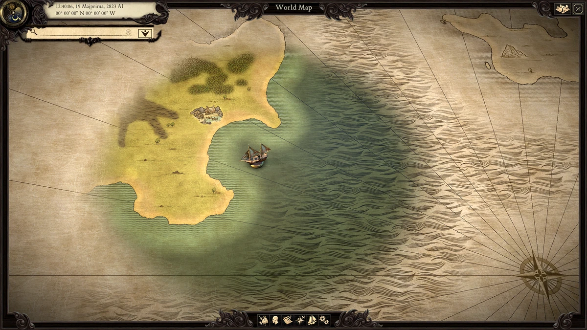 Pillars of Eternity II: Deadfire world map - Official Pillars of ...