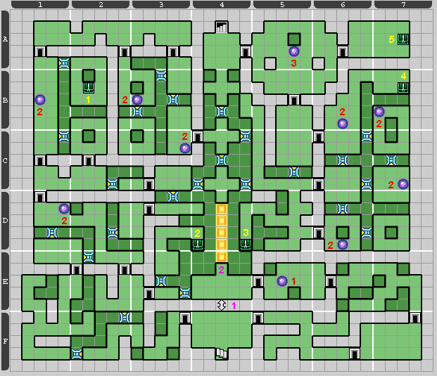 Map:EO2U/B1F | Etrian Odyssey Wiki | Fandom