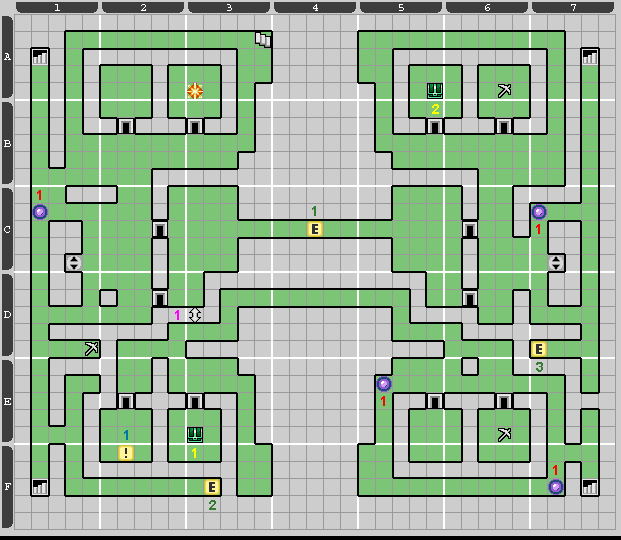 Map:EOU/B21F | Etrian Odyssey Wiki | Fandom