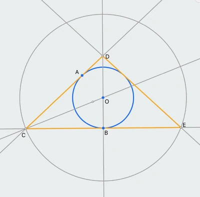 Isosceles Triangle by Tangent Points | Euclidea Wiki | Fandom
