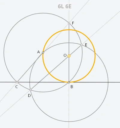 Circle through Point Tangent to Line | Euclidea Wiki | Fandom