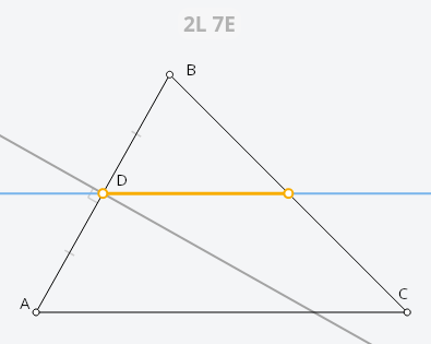 Triangle Mid Segment Euclidea Wiki Fandom