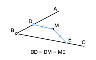 Three equal segments - 1 | Euclidea Wiki | Fandom