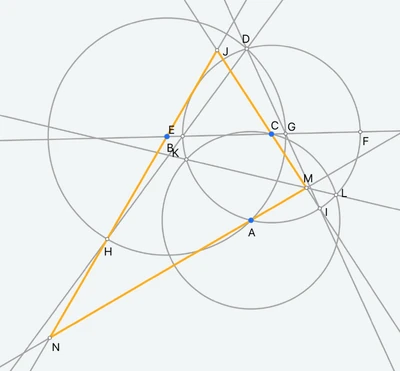Triangle By Tangent Points Euclidea Wiki Fandom