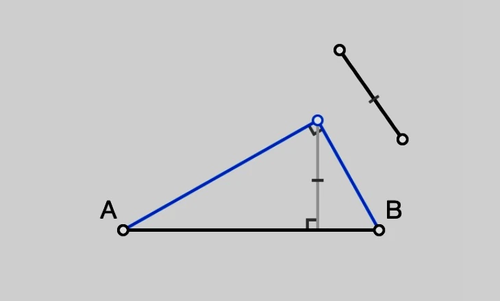 Hypotenuse and Altitude | Euclidea Wiki | Fandom