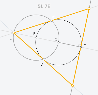 Circumscribed Equilateral Triangle | Euclidea Wiki | Fandom