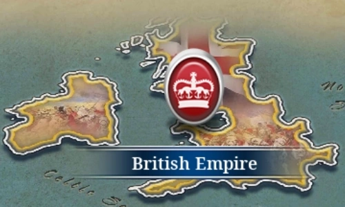 British Empire Europe Map