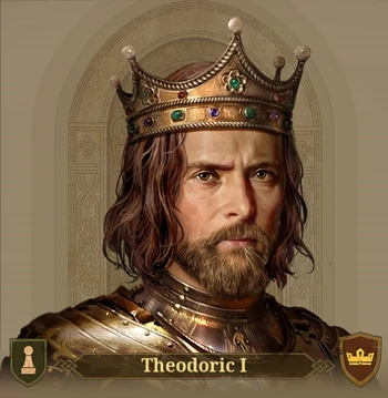 Theodoric I | European war 7:Medieval Wiki | Fandom