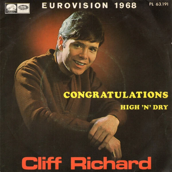 Congratulations (Cliff Richard song) | Eurovision Song Contest Wiki ...