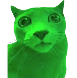 Shocked Green Cat | Evade Fanmade Nextbots Wiki | Fandom