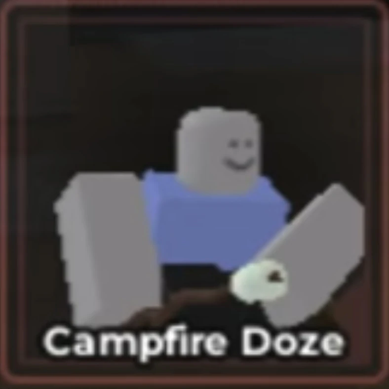 Campfire Doze (Emote) | Evade Wiki | Fandom