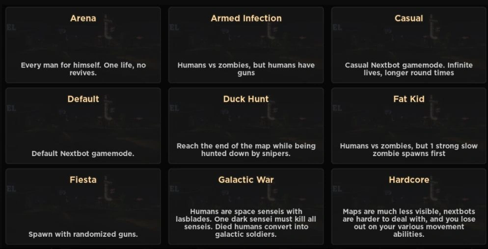 Gamemodes | Roblox Evade Wiki | Fandom