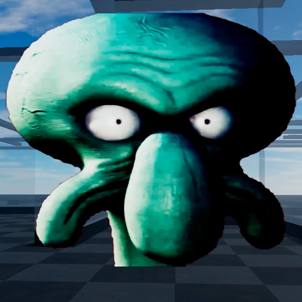 Angry Squidward Realistic