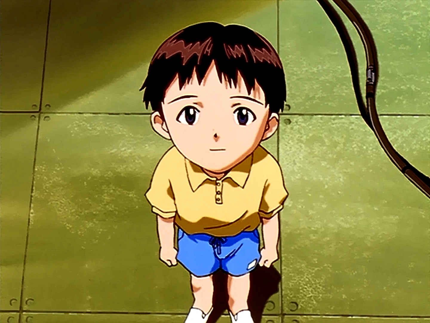 Neon Genesis Evangelion Shinji Sad