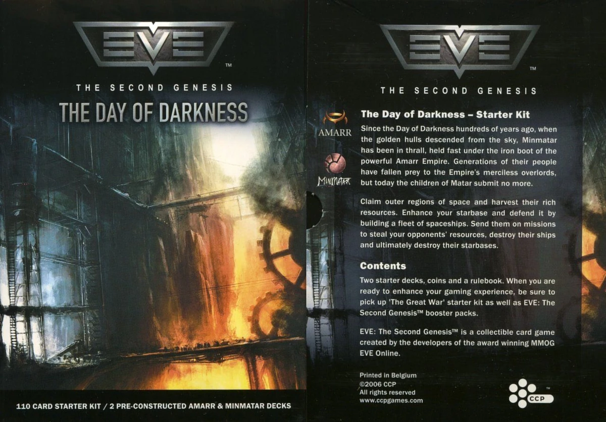 The Day of Darkness | EVE: The Second Genesis, Collectible Card Game ...
