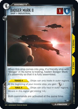 Badger Mark II | EVE: The Second Genesis, Collectible Card Game Wiki ...