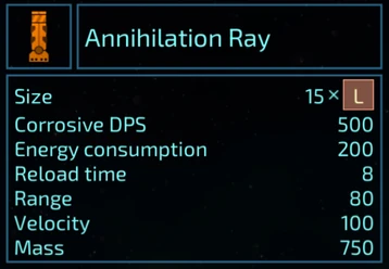 Annihilation Ray | Event Horizon Wiki | Fandom