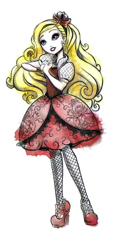 ever after high apple white coloring pages