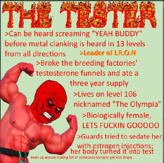 The Tester | The Ever-Expanding Bunker Wiki | Fandom