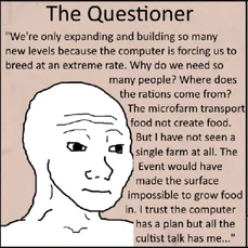 The Questioner | The Ever-Expanding Bunker Wiki | Fandom